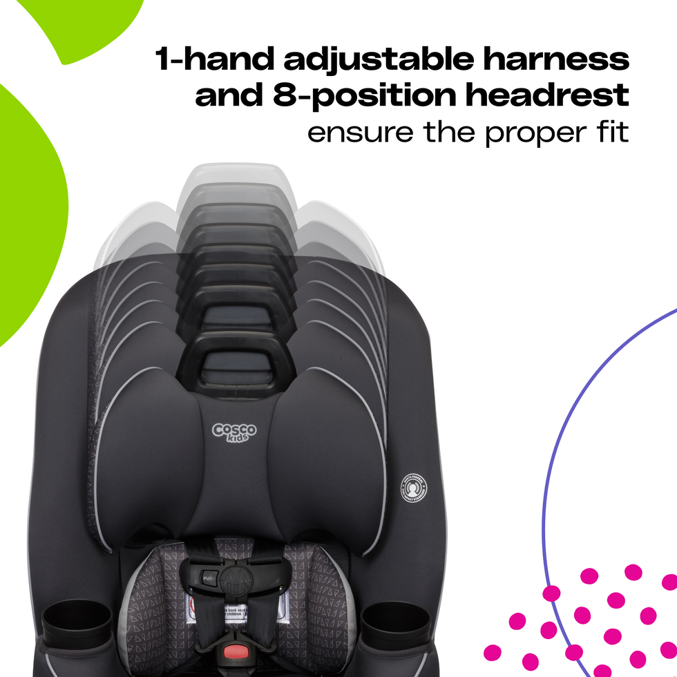 Cosco Kids Easy Elite Slim All-in-One Convertible Car Seat