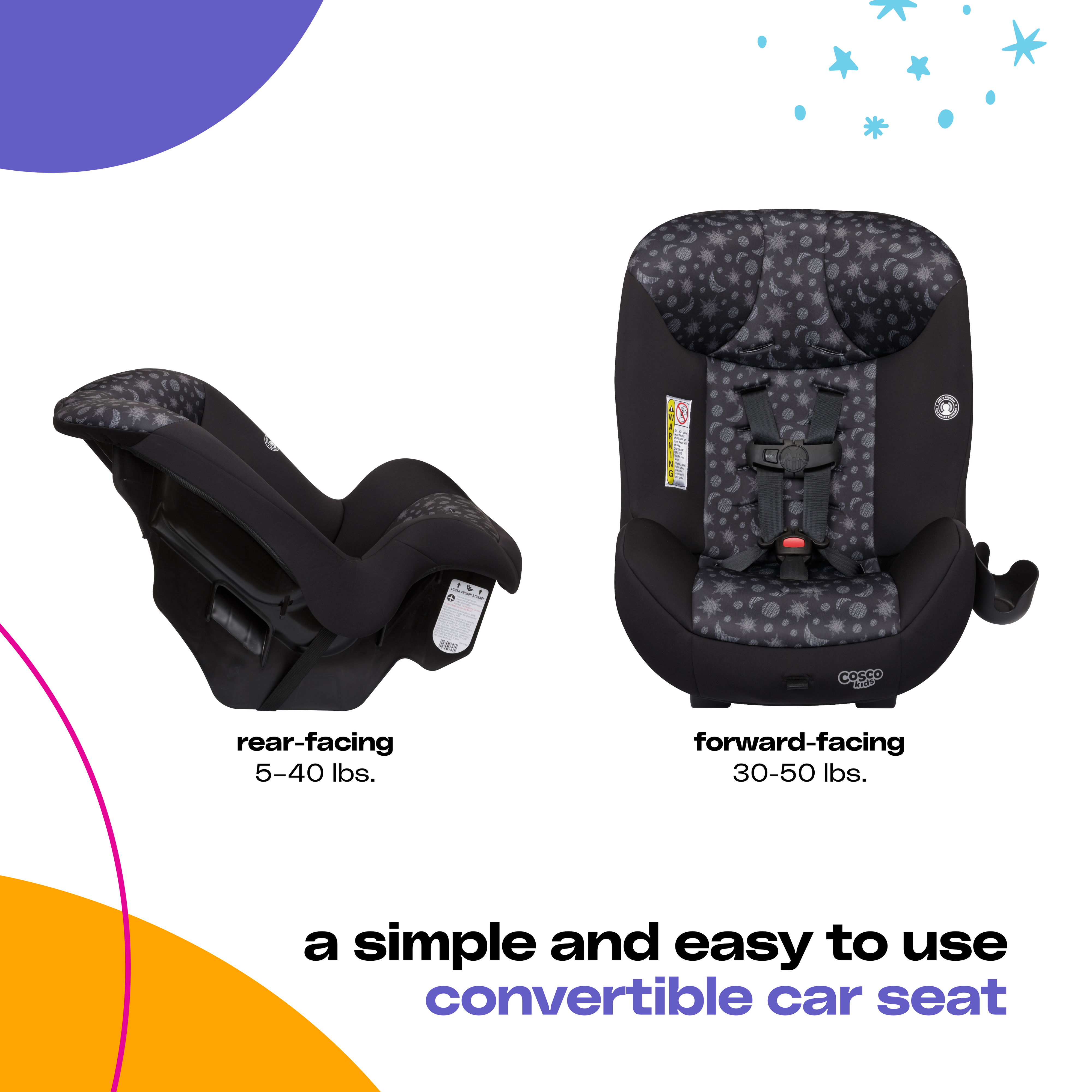Cosco Kids Scenera® Extend Convertible Car Seat