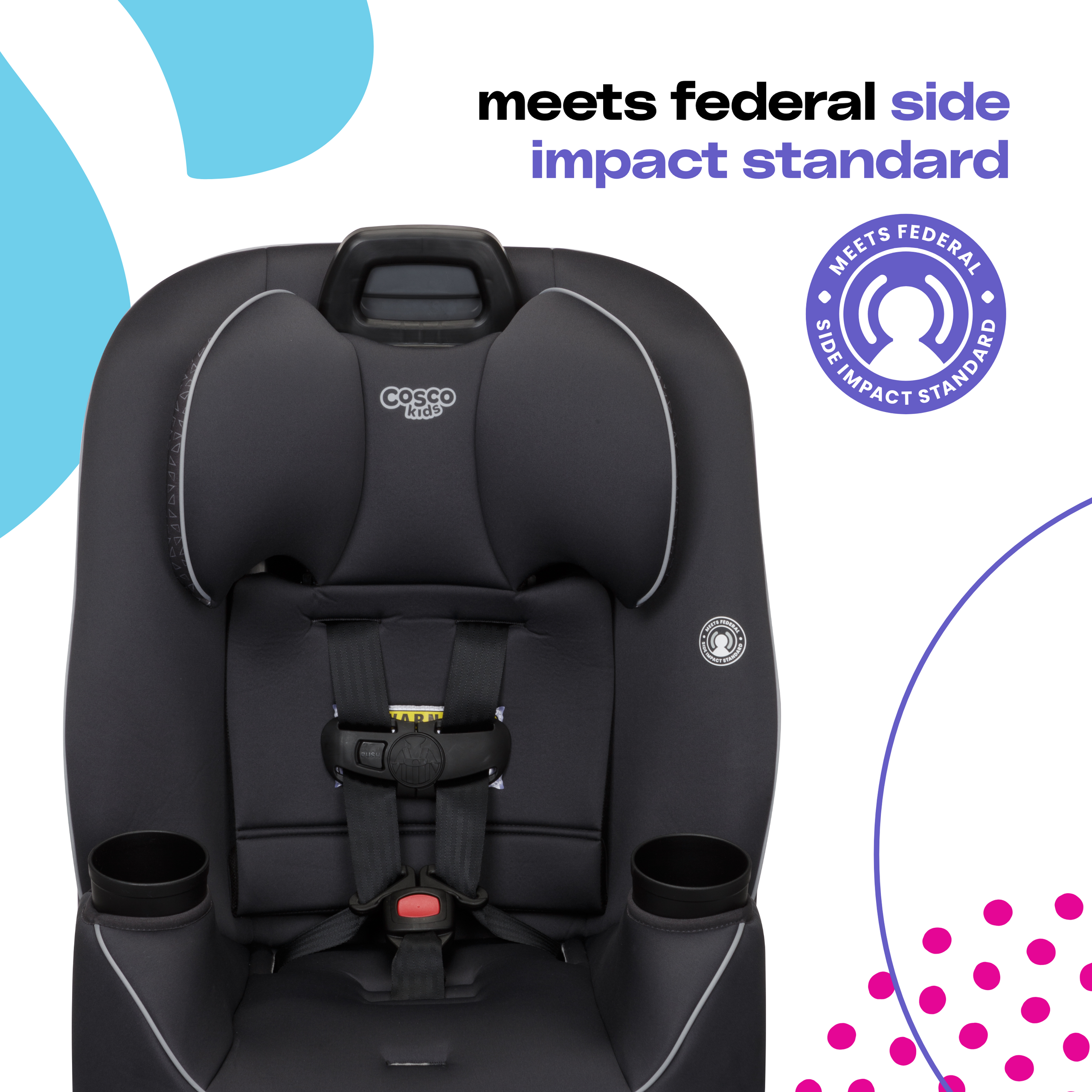 Cosco Kids Easy Elite Slim All-in-One Convertible Car Seat
